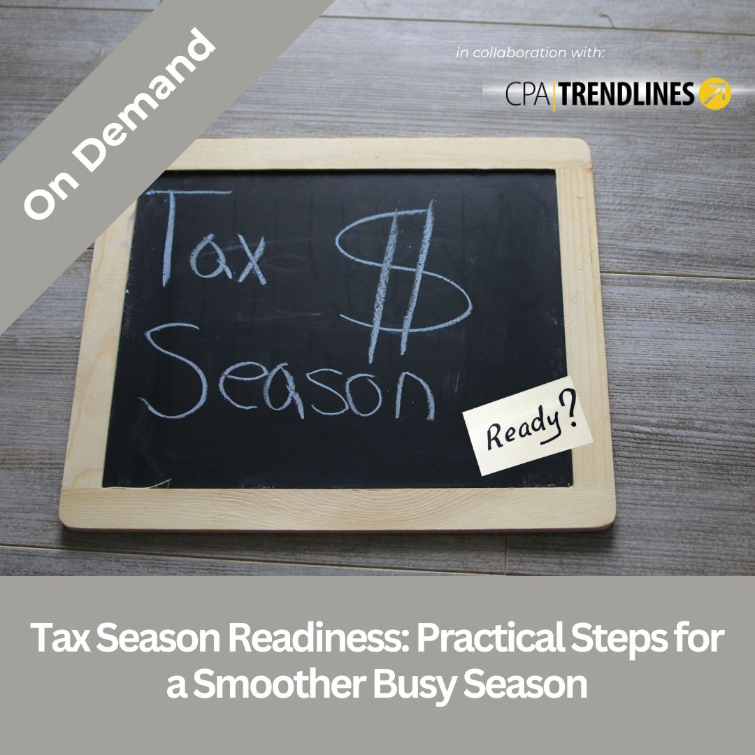 Tax Season Readiness: Practical Steps for a Smoother Busy Season (On ...